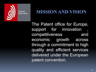 Role of wto wipo & epo in patent pre simple | PPTX