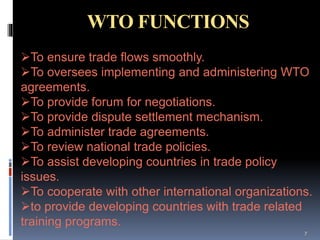 Role of wto wipo & epo in patent pre simple | PPT