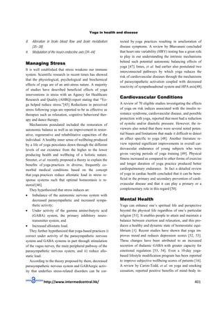 Role of yoga in health and disease | PDF