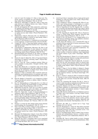 Role of yoga in health and disease | PDF