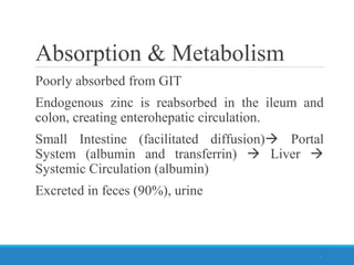 Role of Zinc in Diarrhea | PPT