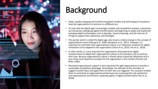 Role Perceived Organization Support in Digital Transformation | PDF