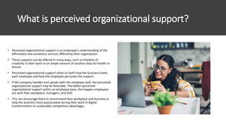 Role Perceived Organization Support in Digital Transformation | PDF
