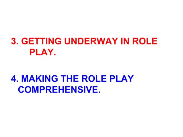 Role Play | PPT | Roleplaying Games | Games and Puzzles
