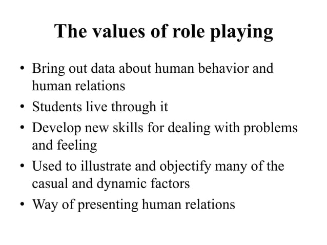 ROLE PLAY | PPTX | Roleplaying Games | Games and Puzzles