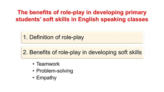 role play | PPTX | Primary Education | Education