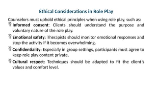 Role playing as the method of teaching technique. | PPTX