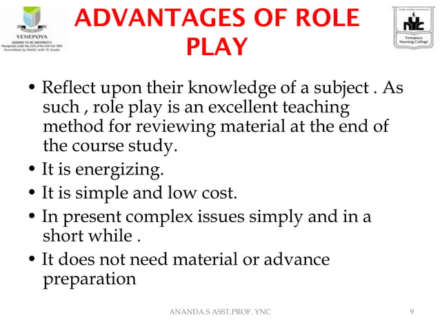 Role play anand ync | PDF