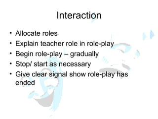 roleplay in the classroom | PPT