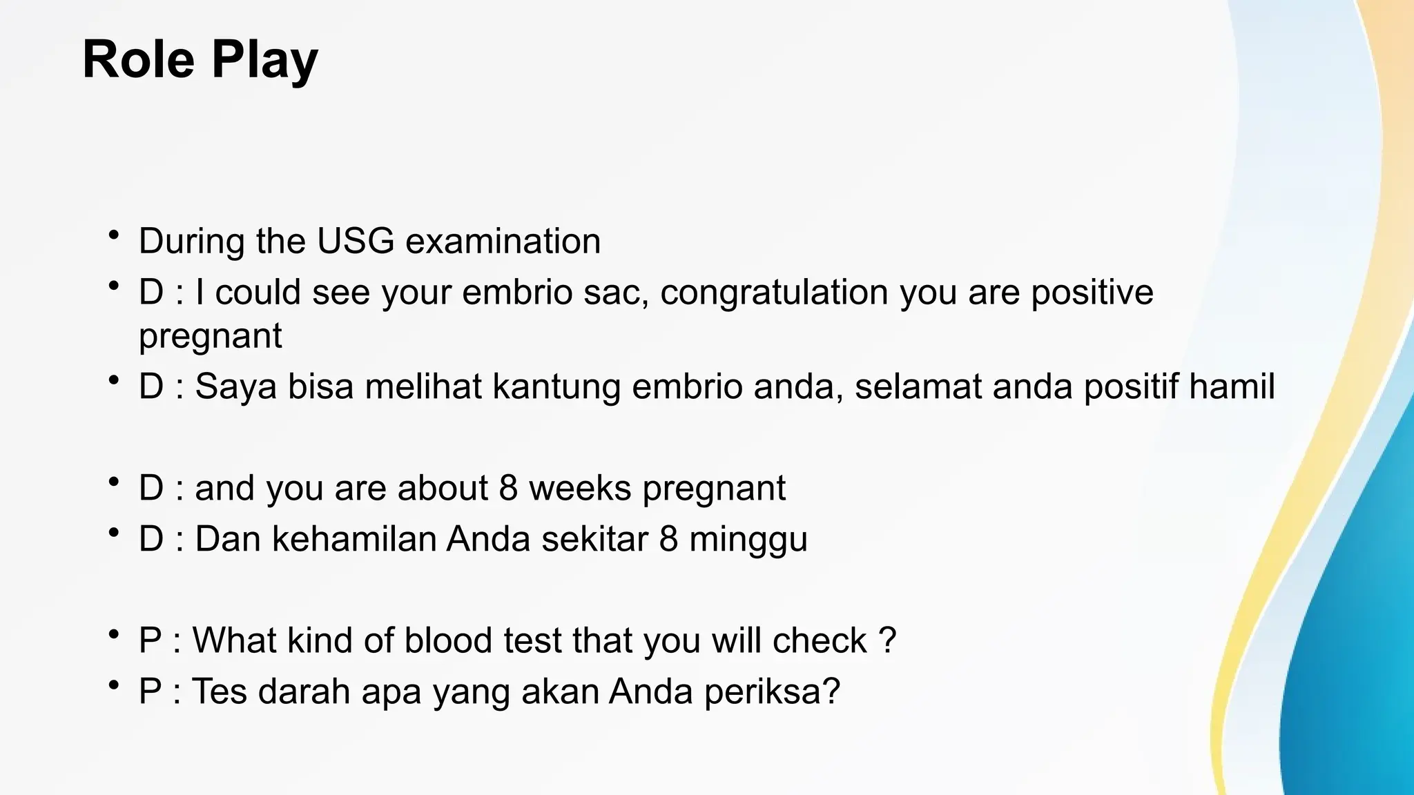 Role Play Conversational English at Obgyn Medical Practice.pptx