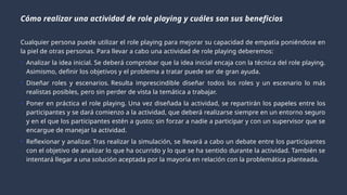 Tema N°2: El juego de roles o role playing | PPTX