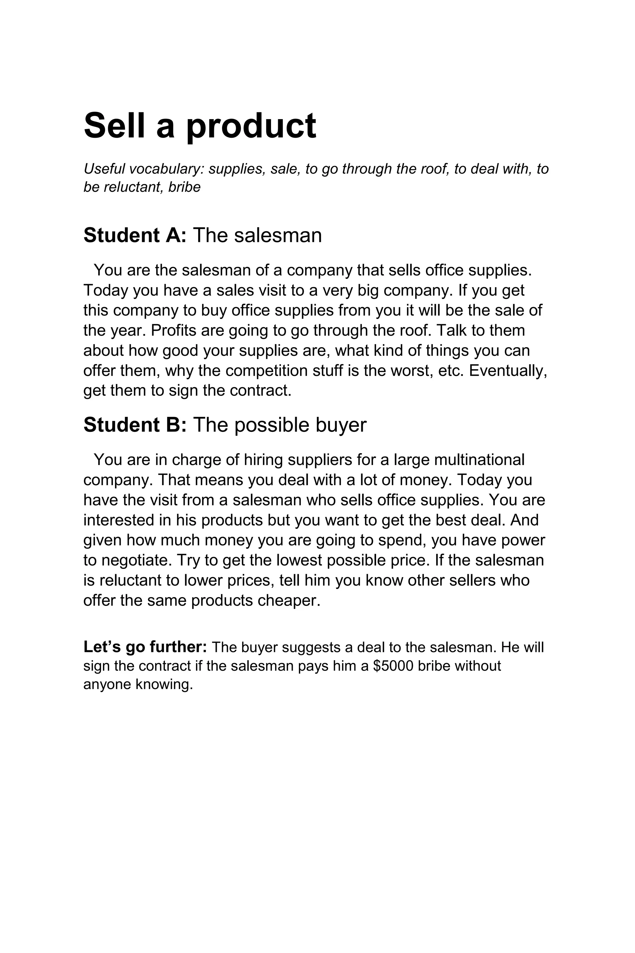 Roleplaying eng-v3-free-sample-busy-teacher | PDF