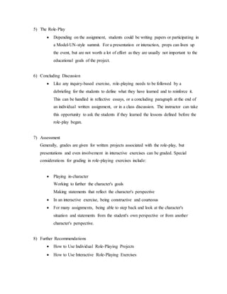 Roleplaying report-131031180457-phpapp01 | PDF