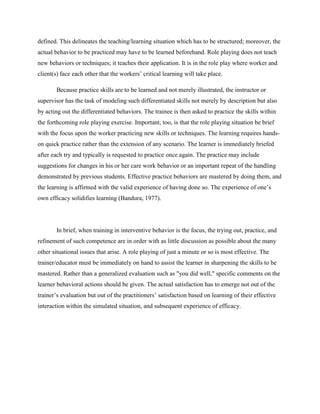 Role playing report | DOCX