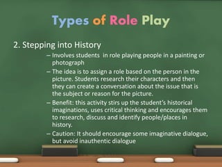 Roleplaying and simulation | PPTX