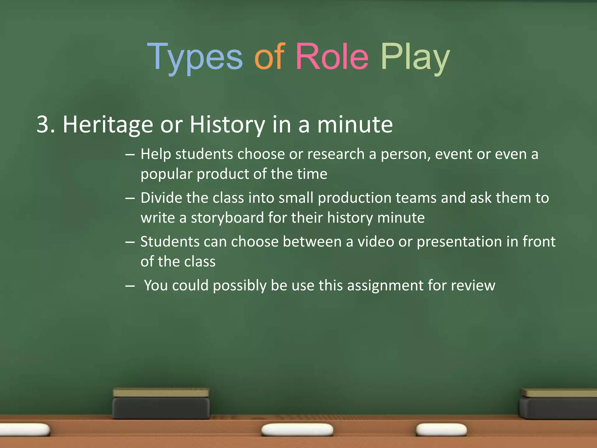 Role playing and Simulation Seminar | PPTX | Roleplaying Games | Games ...