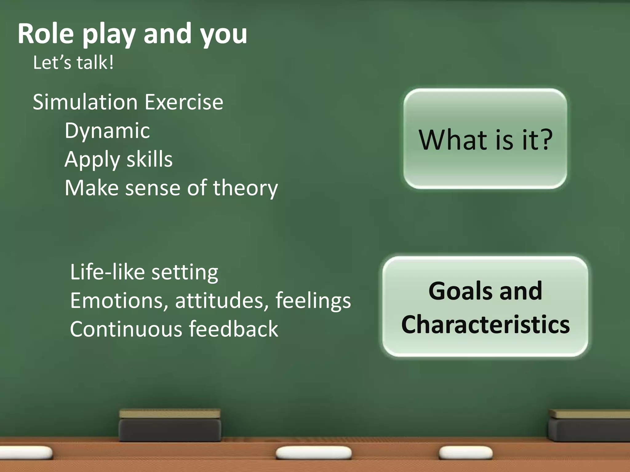 Role play presentation | PPT | Free Download