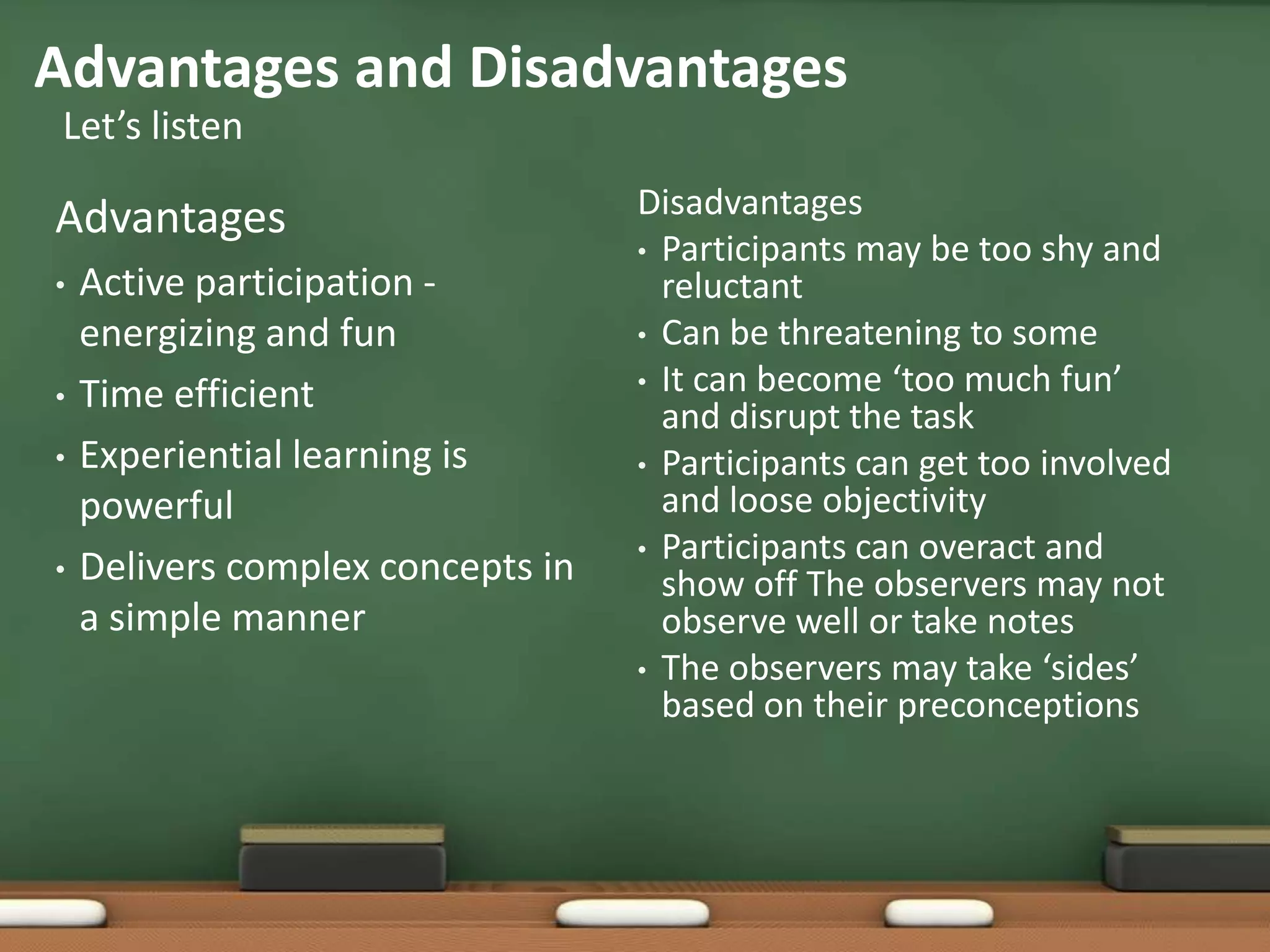 Role play presentation | POTX
