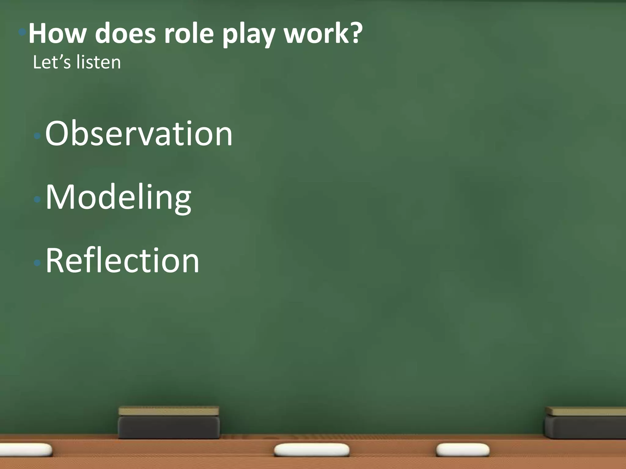 Role play presentation | POTX