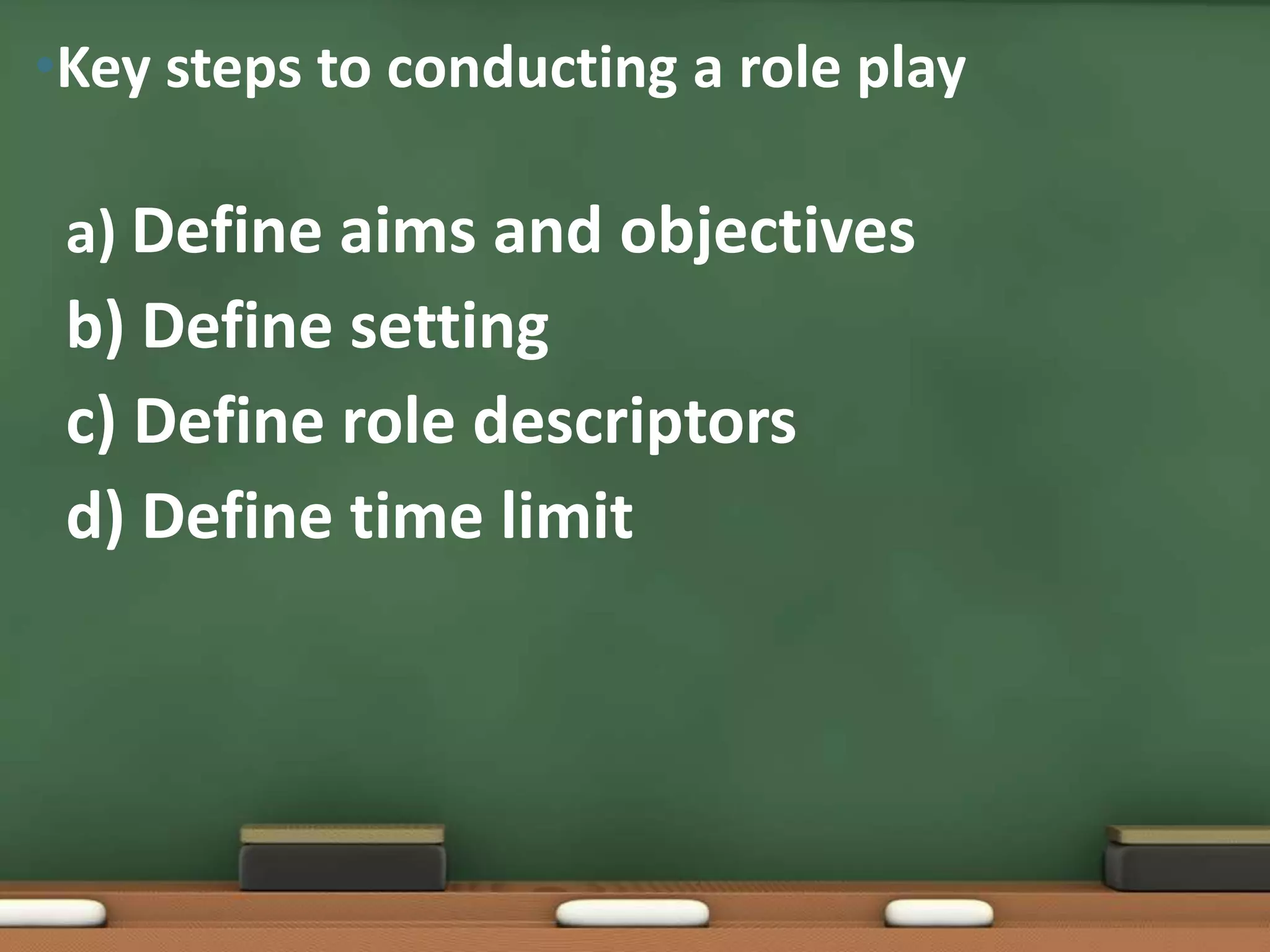 Role play presentation | POTX