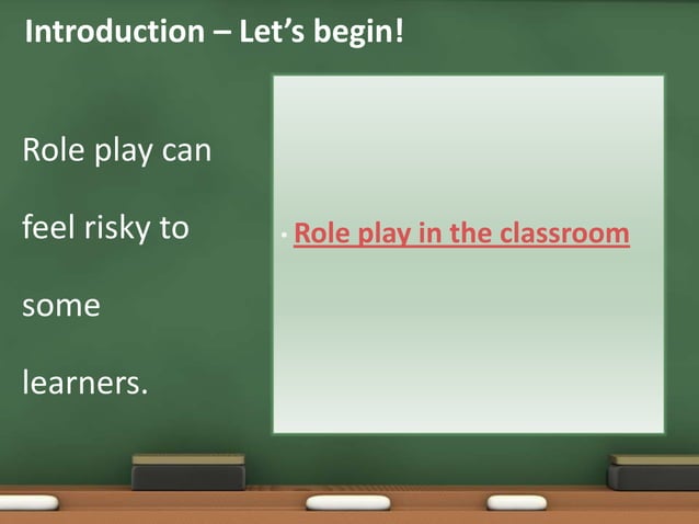 Role play presentation | POTX