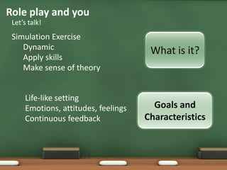 Role play presentation | POTX