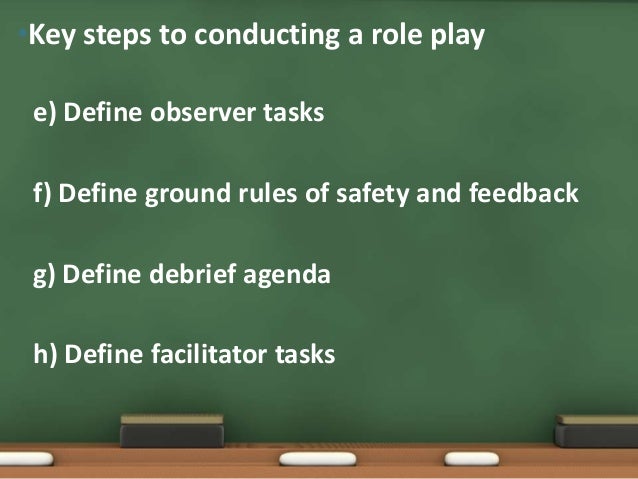 Role play presentation