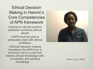Role presentation ethical decision making-final | PPTX