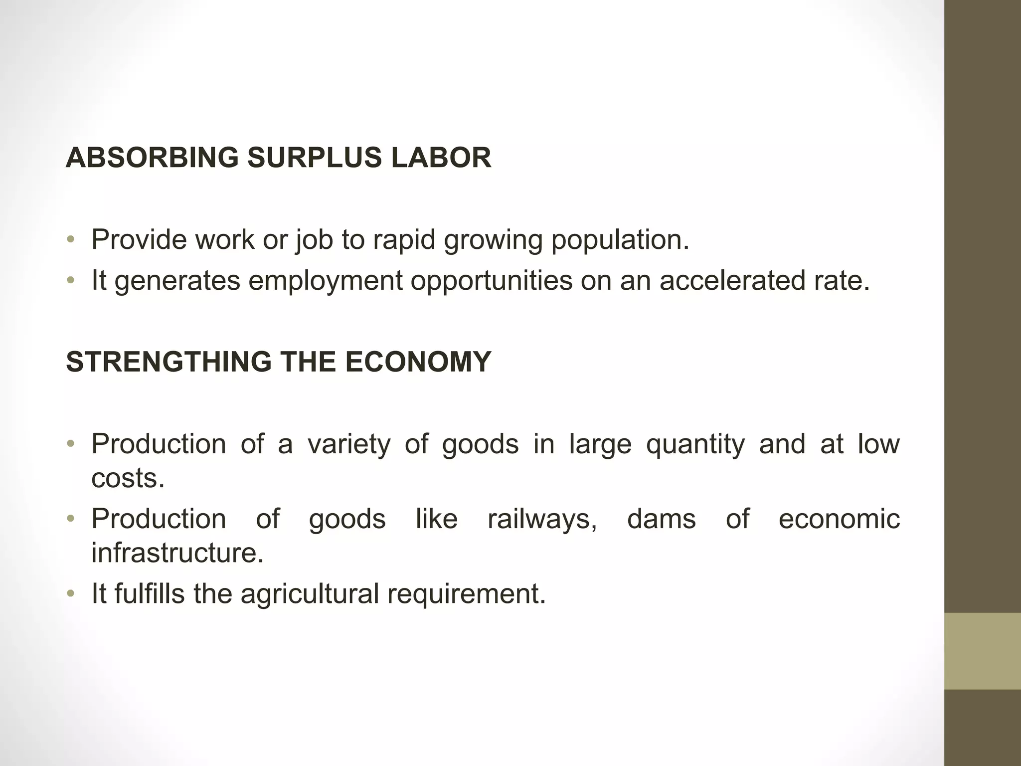 Role & Problem of industrial development in india | PPTX