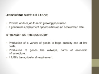 Role & Problem of industrial development in india | PPTX