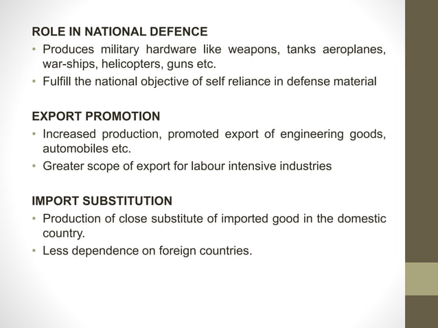 Role & Problem of industrial development in india | PPTX