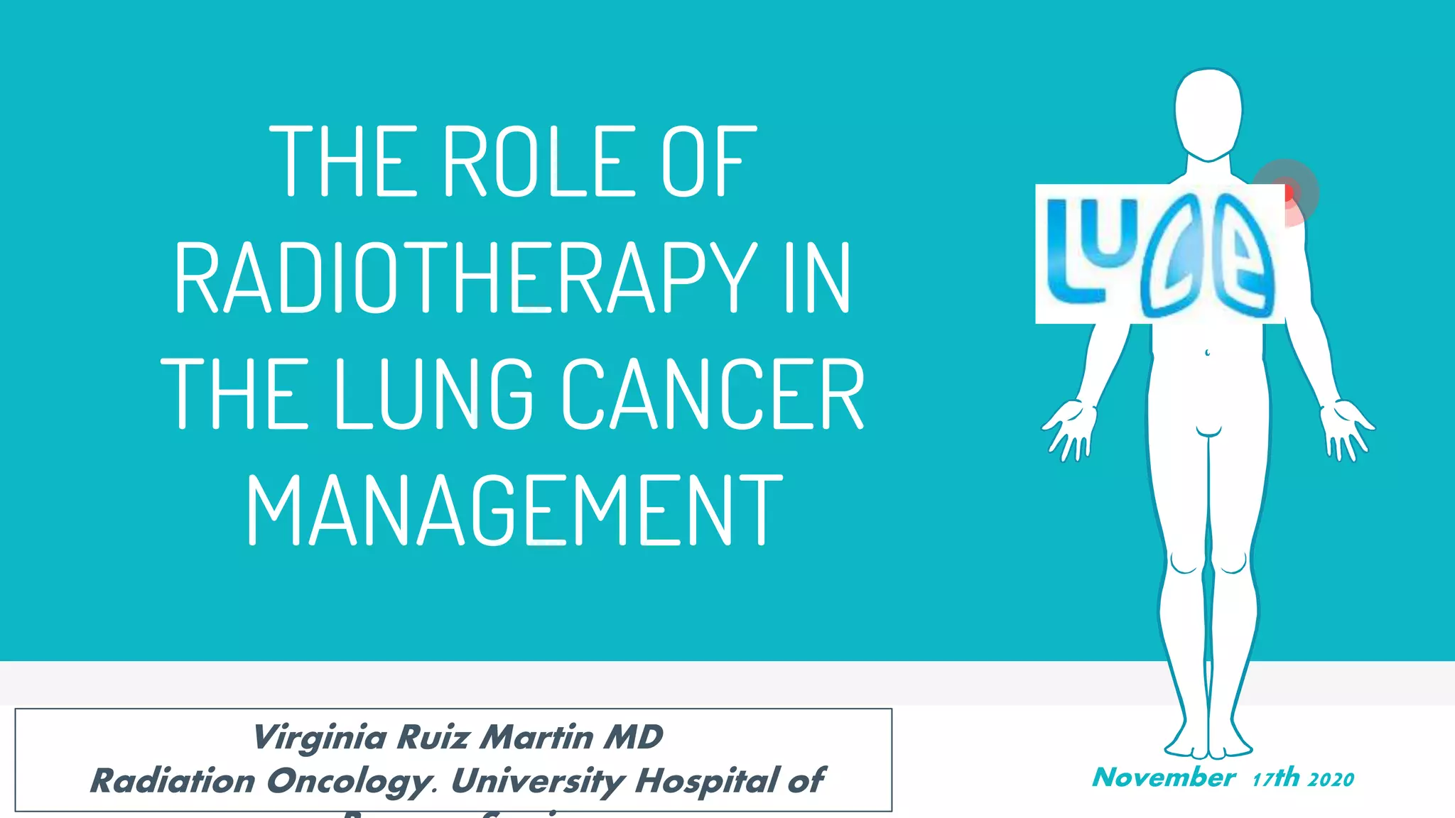 Role radiotherapy lung cancer manegement | PPTX