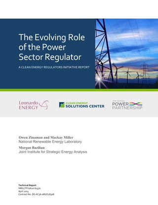 The Evolving Role of the Power Sector Regulator | PDF