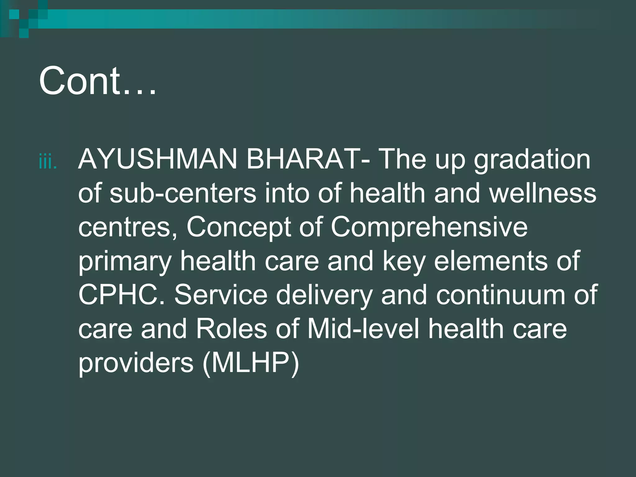 Role & responsibilities of mid level healthcare providers | PPTX