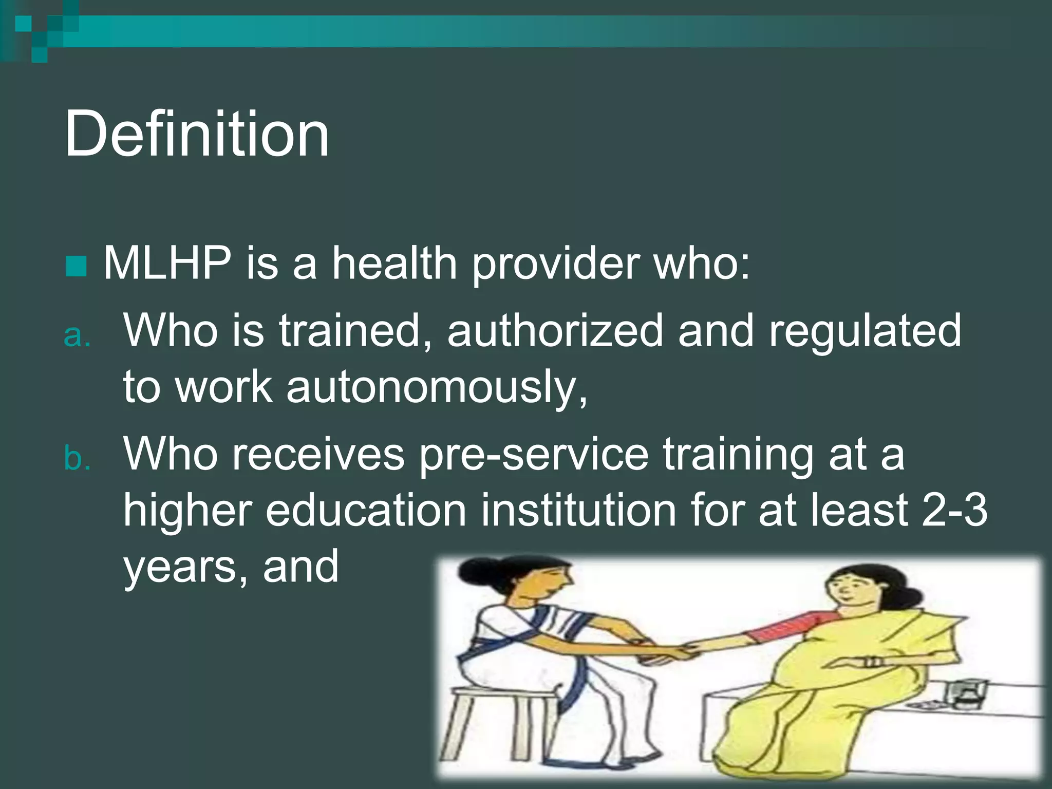 Role & responsibilities of mid level healthcare providers | PPTX