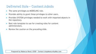 Roles | PPT