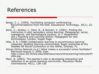 Roles and Responsibilities of the Online Learner | PPT