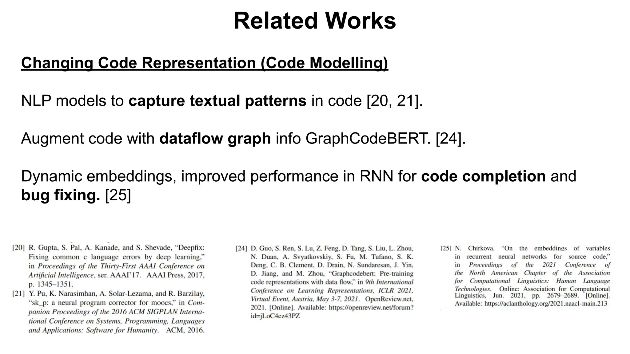 A Study of Variable-Role-based Feature Enrichment in Neural Models of Code | PPT