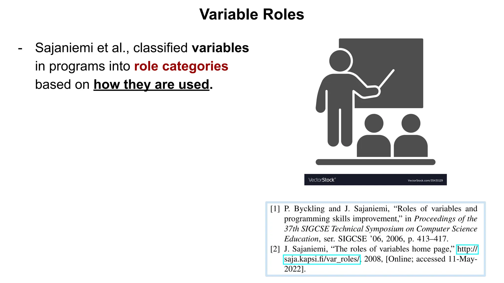 A Study of Variable-Role-based Feature Enrichment in Neural Models of Code | PPT