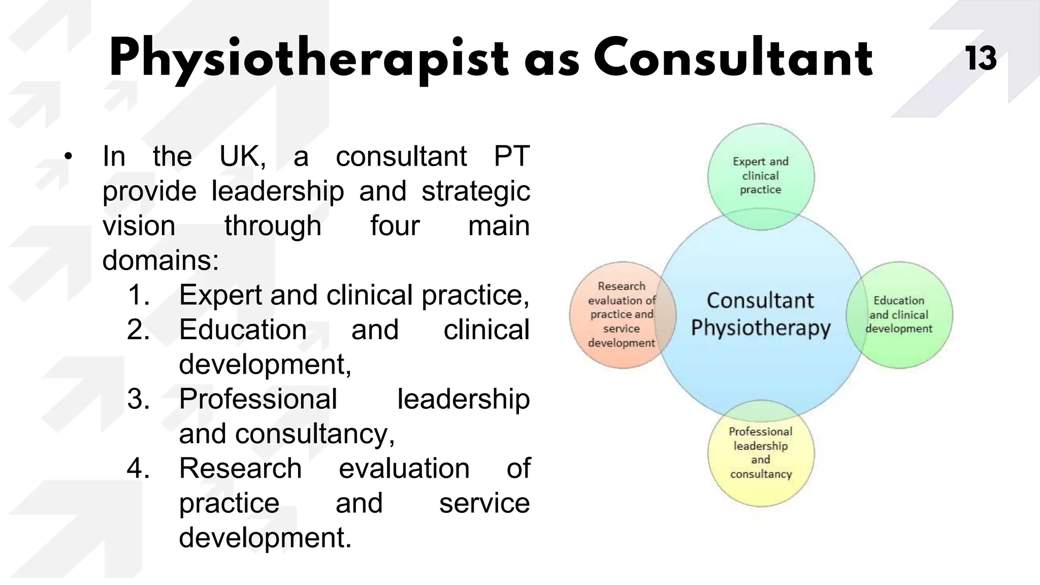 Roles and Characteristics of Physiotherapists | PPTX