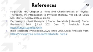 Roles and Characteristics of Physiotherapists | PPTX
