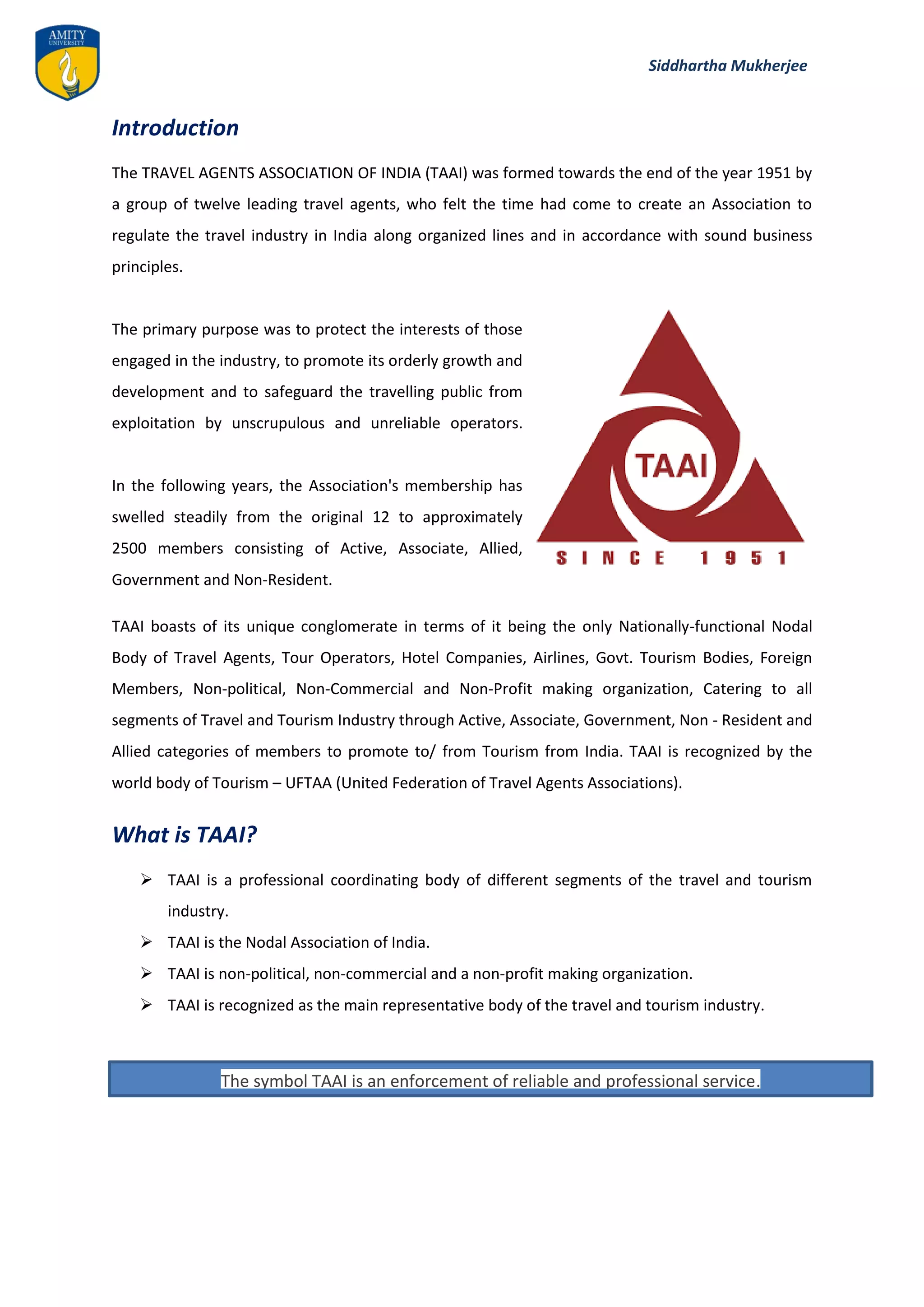 Roles and function of taai | PDF