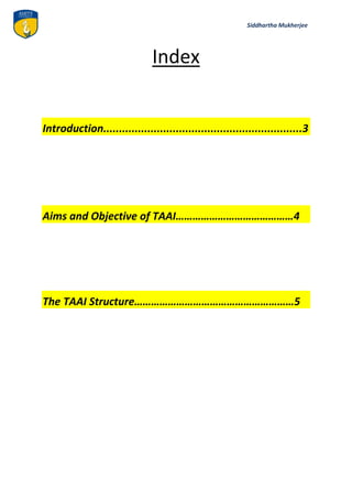 Roles and function of taai | PDF