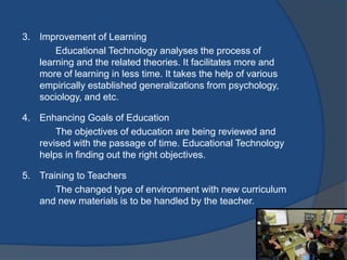 Roles and functions of educational technology in 21st Century education | PPTX