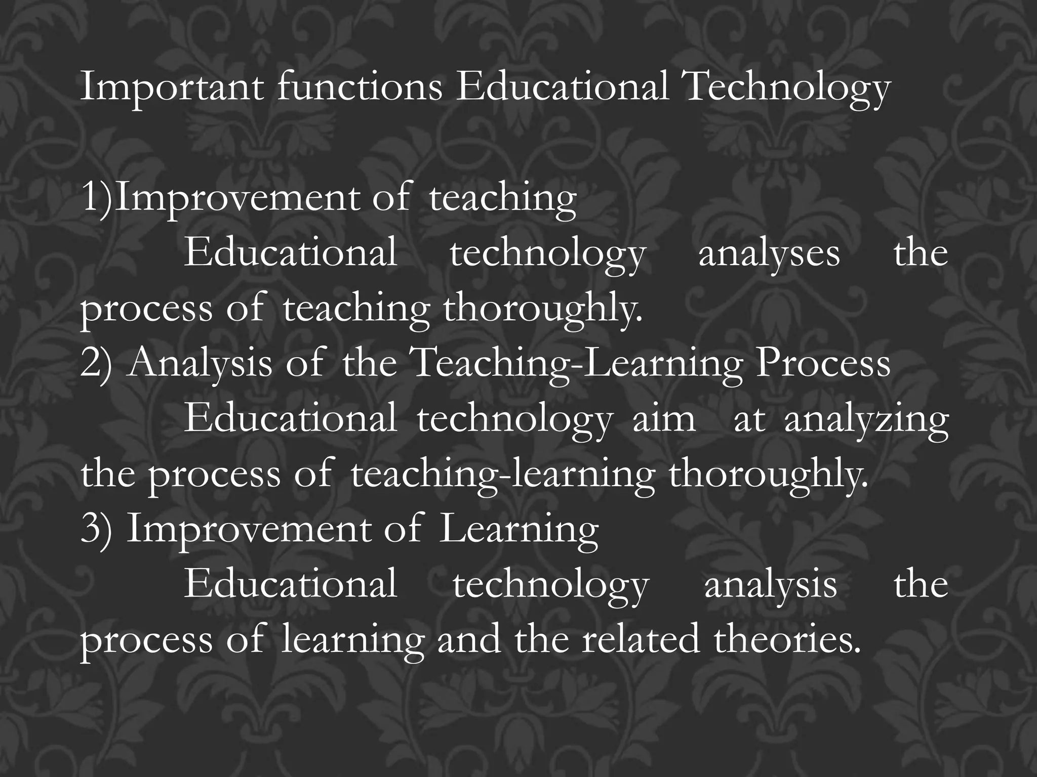 ROLES AND FUNCTIONS OF TECHNOLOGY IN THE 21ST CENTURY EDUCATION | PPT