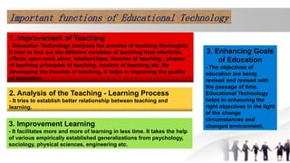 Roles and functions of educational technology in the 21st century ...