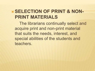 Lesson 18Roles and functions of education media center | PPTX
