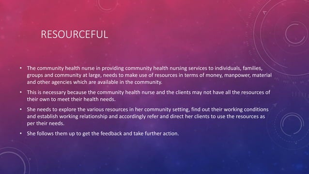 Roles and general functions of community health nurse | PDF
