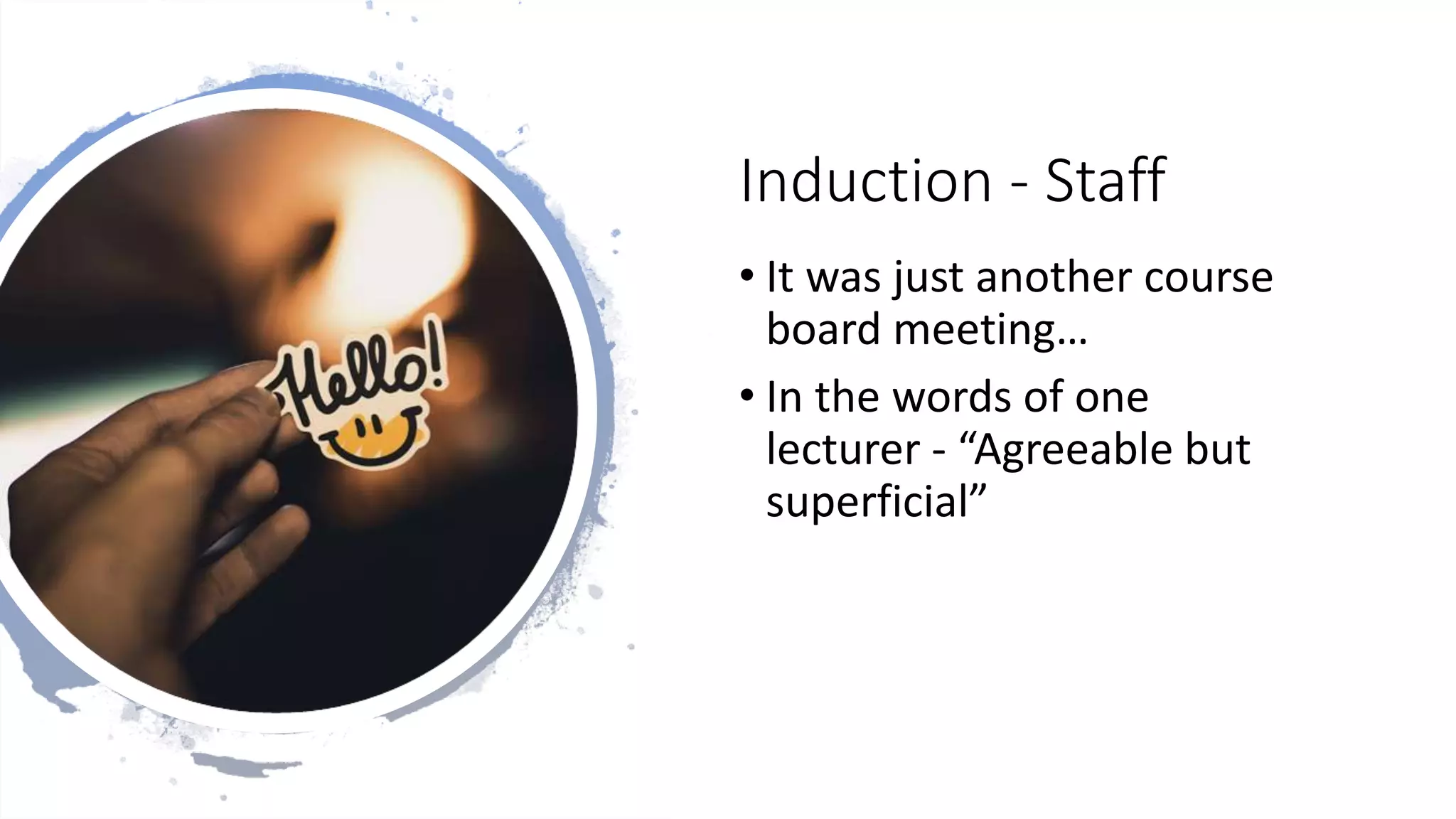 EdTech 2019: Online Programme Team: Roles, Induction and Lessons ...