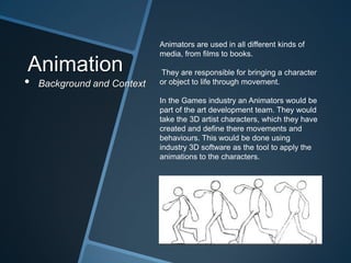 Roles and practice | PPTX | Computer Animation | Computer Software and ...